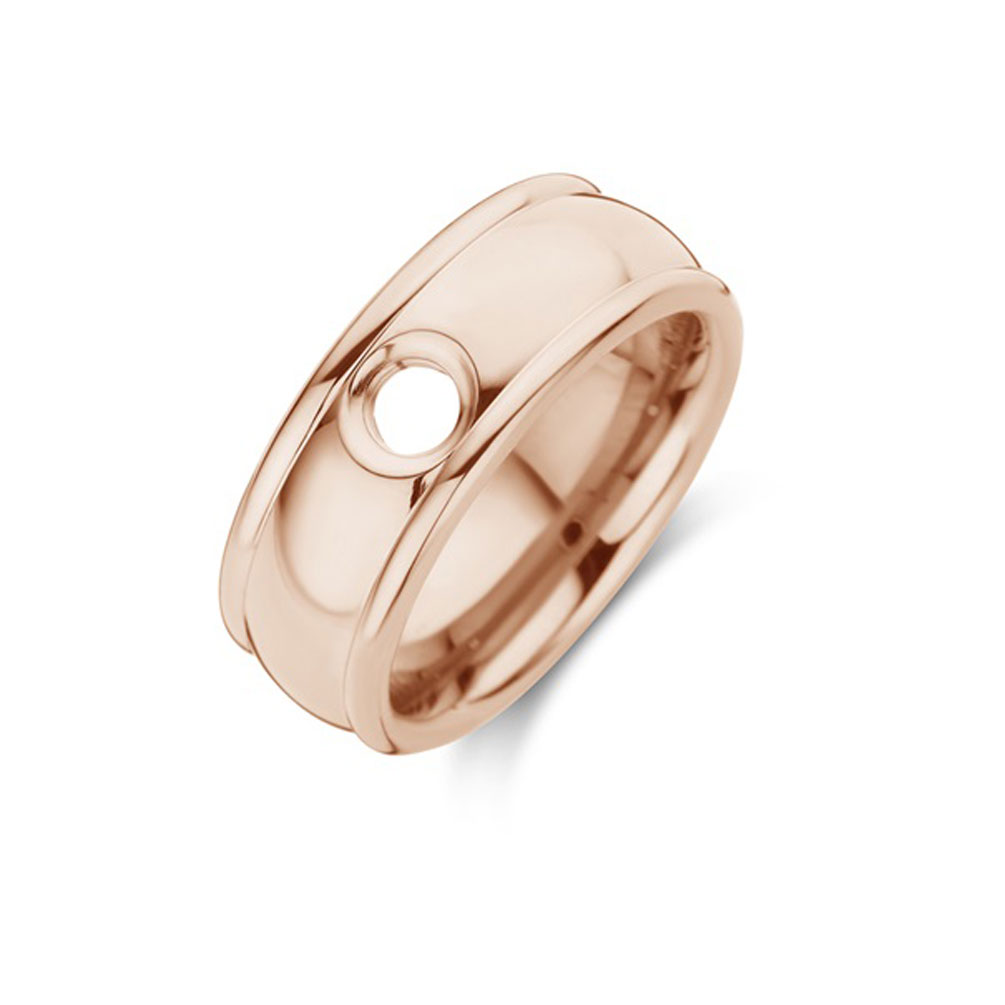 Perlenmarkt OnlineShop - MelanO Vivid Ring Notch Roségold